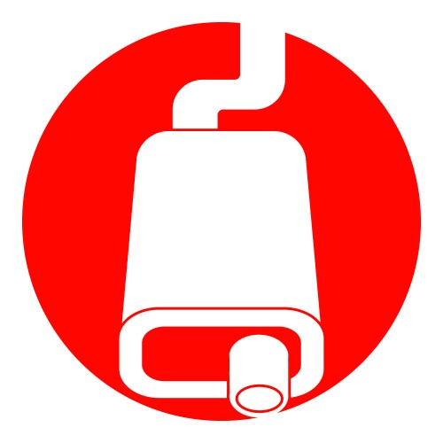 Exhaust logo Royalty Free Vector Image - VectorStock