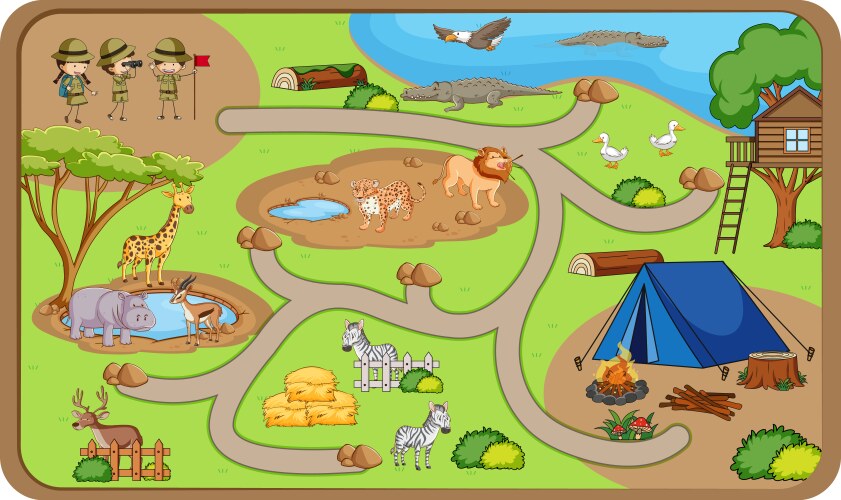 Maze Cartoon Vector Images (over 24,000)