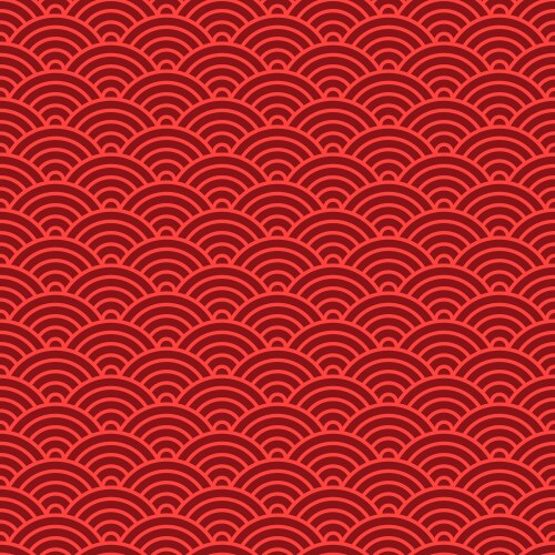 Japanese wave seamless pattern Royalty Free Vector Image