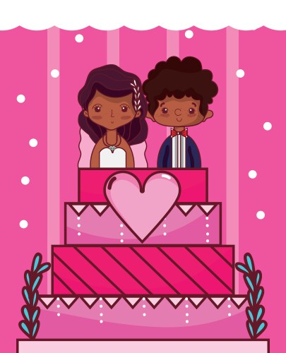 Wedding reception coloring page Royalty Free Vector Image