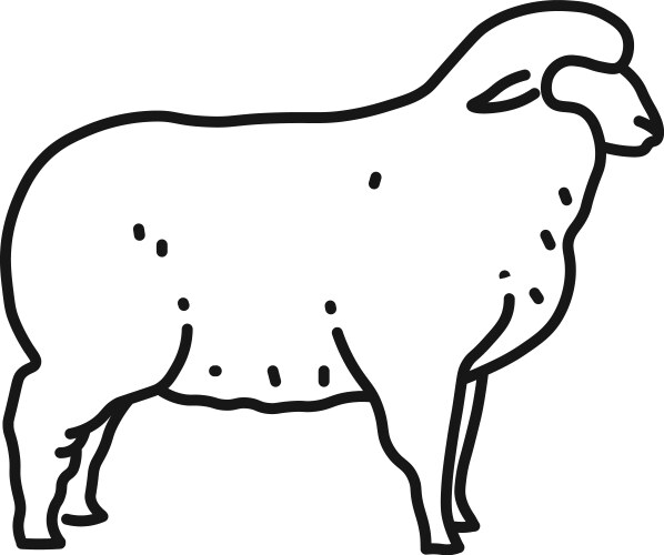 Sheep Line Art Vector Images (over 6,800)
