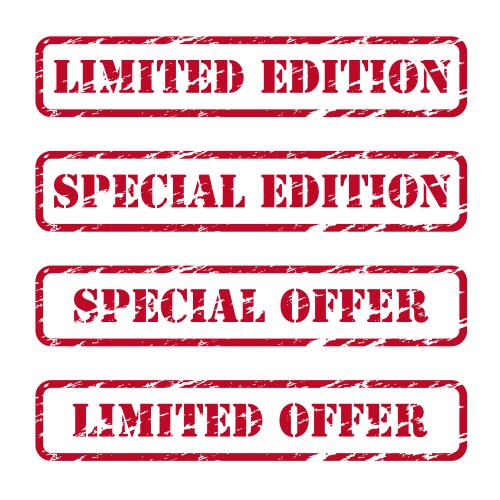 Grunge rubber stamps Royalty Free Vector Image