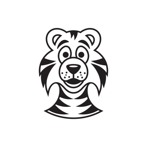 Tiger Outline Vector Images (over 9,600)