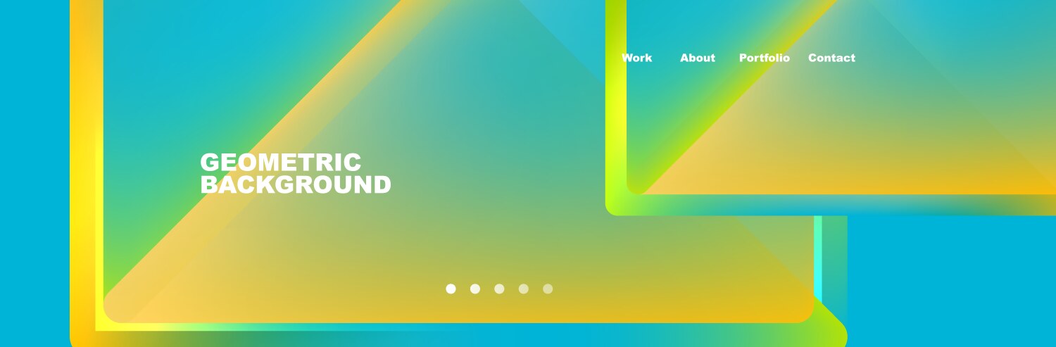 Triangle minimal web site page background design Vector Image