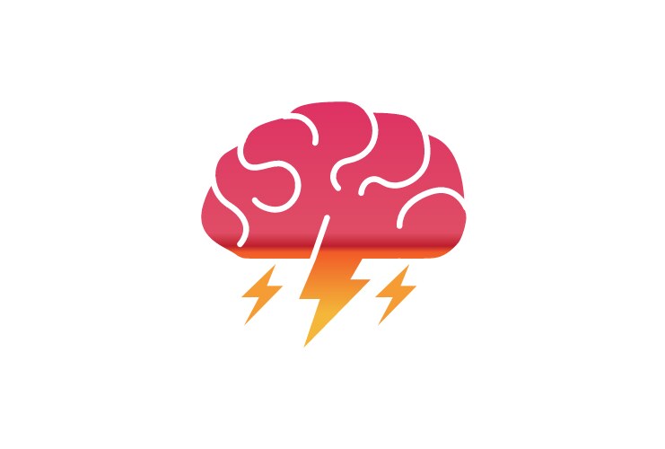 Colorful brainstorming concept with teamwork Vector Image