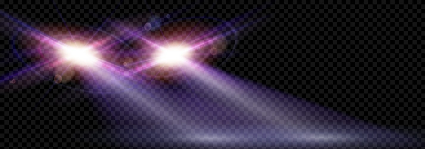 Car light Royalty Free Vector Image - VectorStock