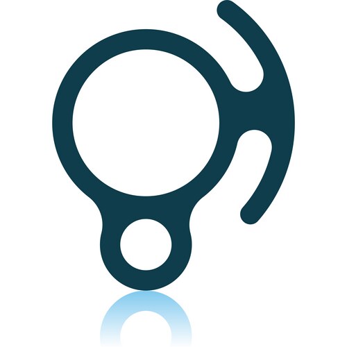 Alpinist descender icon Royalty Free Vector Image