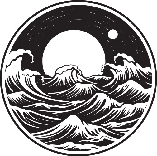 Simple Ocean Wave Vector Images (over 29,000)