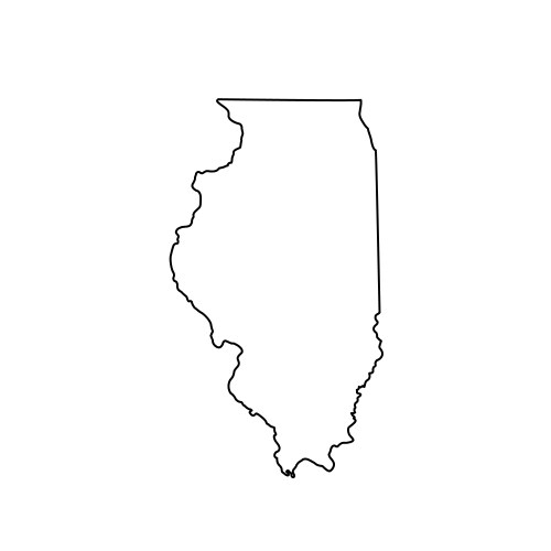 Illinois State Shape Vector Images (over 420)
