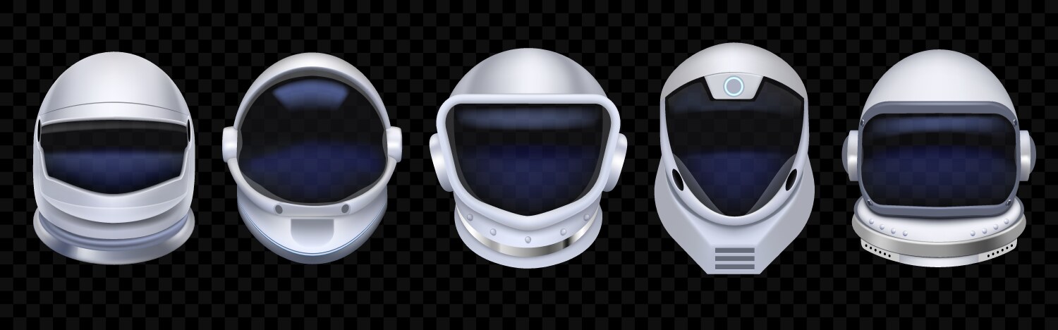 Astronautenhelm Vector