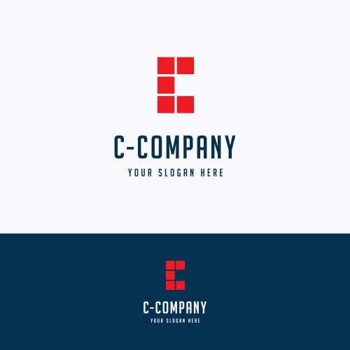 Interior designs logo different color rooms Vector Image