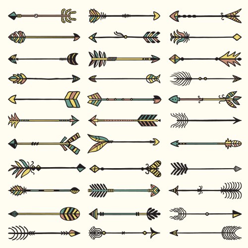 Boho Arrows Vector Images (over 7,600)