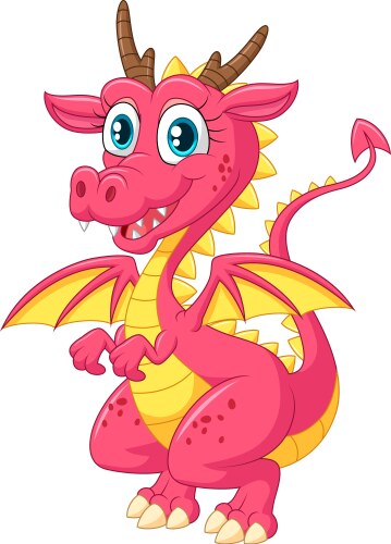 Dragon eating Royalty Free Vector Image - VectorStock