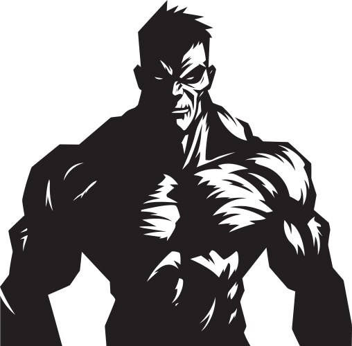 Zombie powerlift icon black design decaying Vector Image