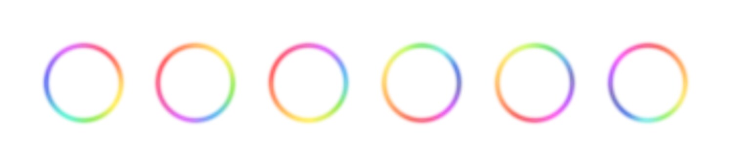Radial rainbow gradient circular swirl color Vector Image