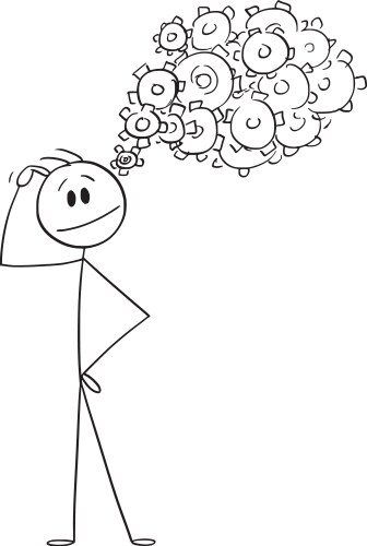 Stickman Thinking Vector Images (over 770)