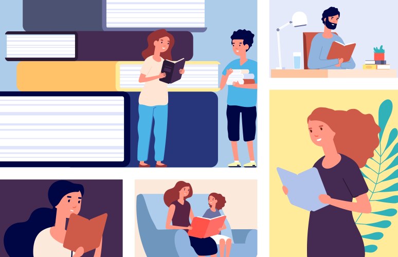 Library People Vector Images (over 24,000)