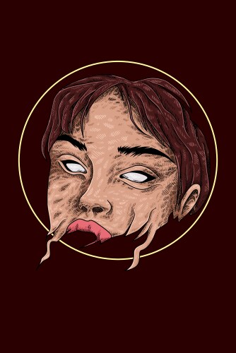 Split hands Royalty Free Vector Image - VectorStock