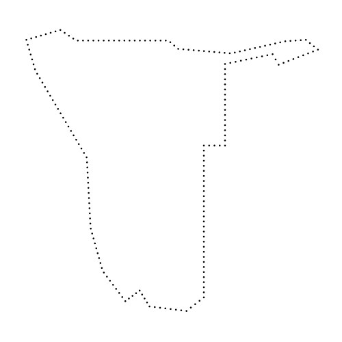 Outline Namibia Map Vector Images (over 460)