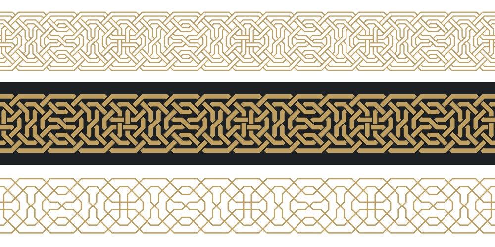 Seamless geometric pattern in authentic arabian Vector Image