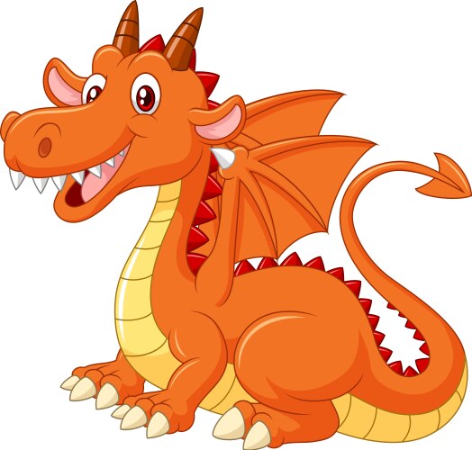 Cartoon Dragon (1468723) – Royalty-Free Vector | VectorStock