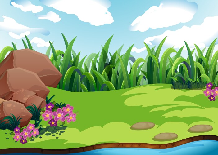 Scenery Royalty Free Vector Image - VectorStock