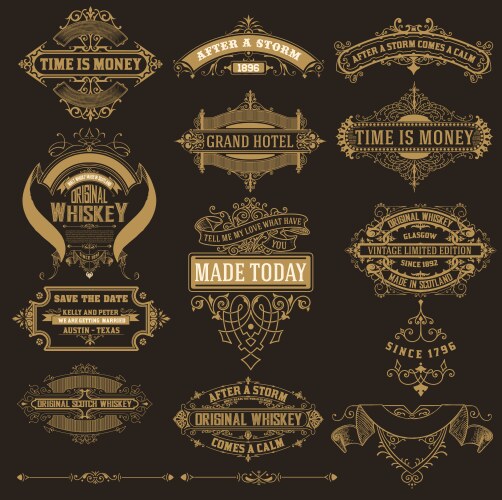 Ephemera Vector Images (over 890)