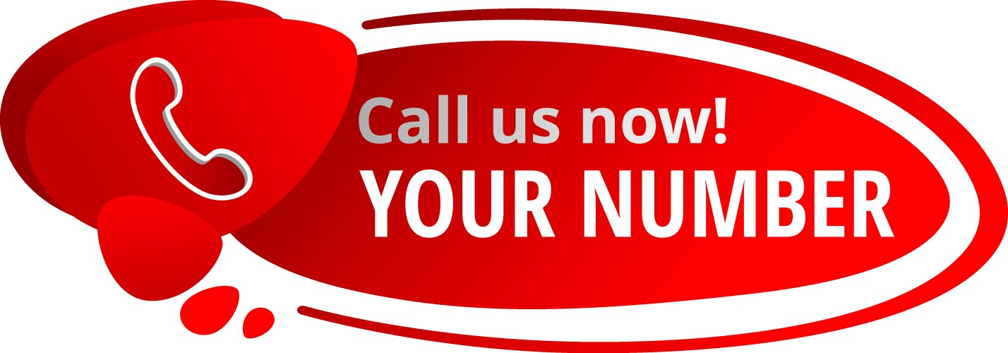 Call us now red button Royalty Free Vector Image