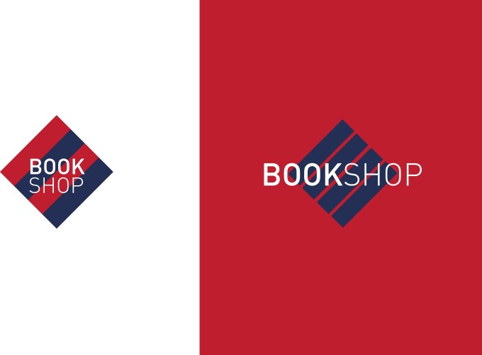Bookshop logo Vector Images & Graphics for Commercial Use | VectorStock