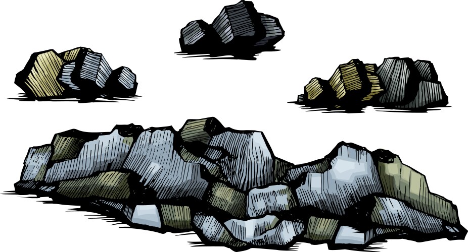 Wild stone texture Royalty Free Vector Image - VectorStock