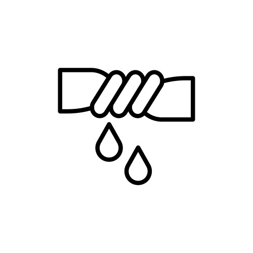 Squeeze line icon isolated on white background Vector Image