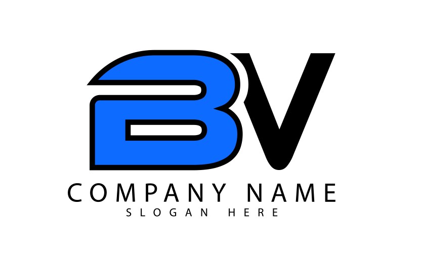 Bv logo Vector Images & Graphics for Commercial Use | VectorStock