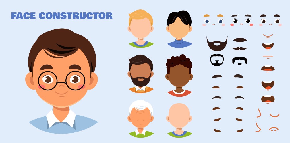 Kid Face Vector Images (over 180,000)