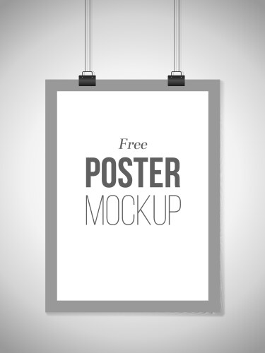 Poster Mockup Vector Images (over 76,000)