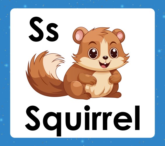 Letter S Squirrel Vector Images (66)