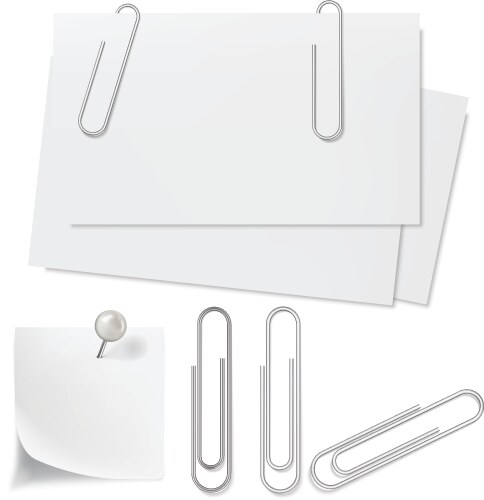 Paper clip Royalty Free Vector Image - VectorStock