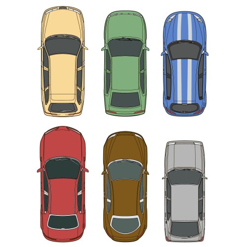 Car Top View Vector Images (over 8,200)