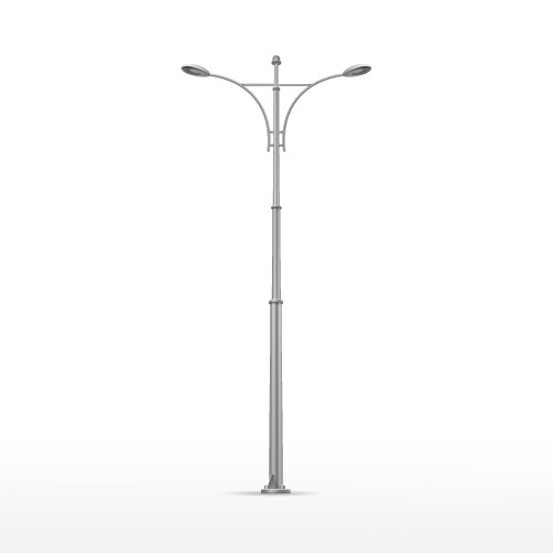 Street light lamp post isolated Royalty Free Vector Image