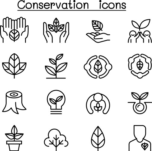 Conservation Vector Images (over 180,000)