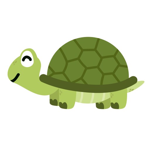 Happy Turtle Walking Vector Images (over 420)