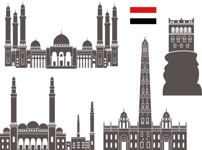 Mosque and lanterns Royalty Free Vector Image - VectorStock