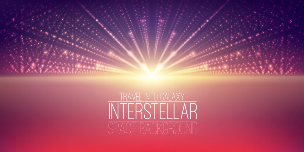 Interstellar space backgroundcosmic galaxy Vector Image