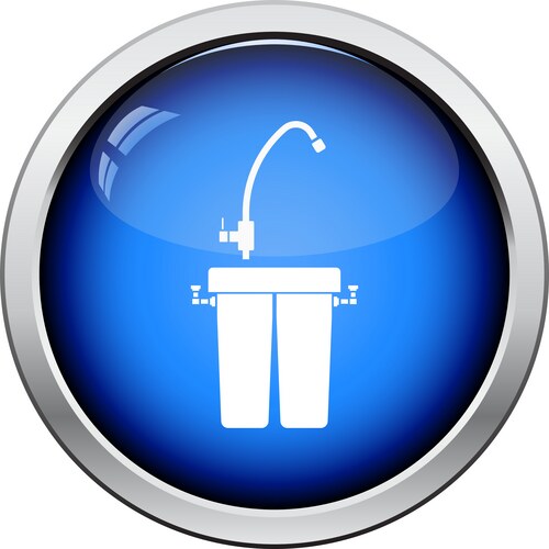 Water filter icon Royalty Free Vector Image - VectorStock