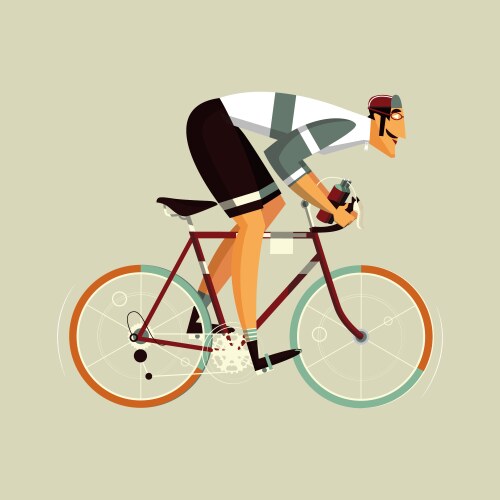 Cartoon Cyclist Vector Images (over 6,800)