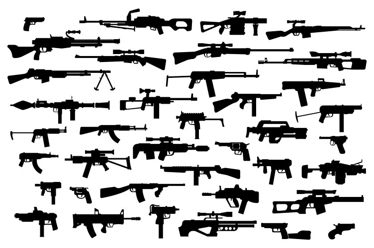 Firearms Royalty Free Vector Image - VectorStock
