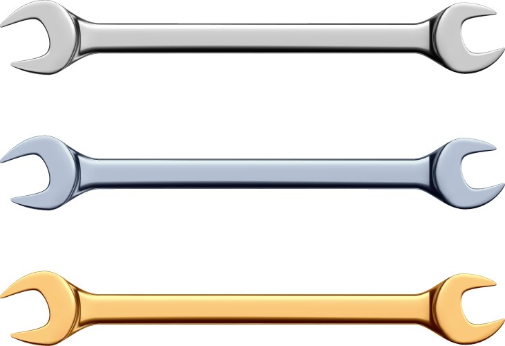 Open End Wrench Drawing Open End Wrench Vector Art, Icons, And