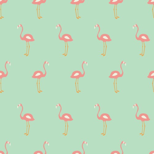 Flamingo bird background Royalty Free Vector Image