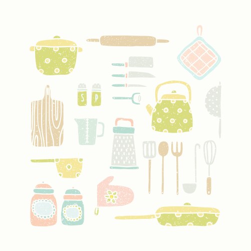 Kitchen tools Royalty Free Vector Image - VectorStock