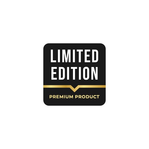 Limited edition label or stamp Royalty Free Vector Image