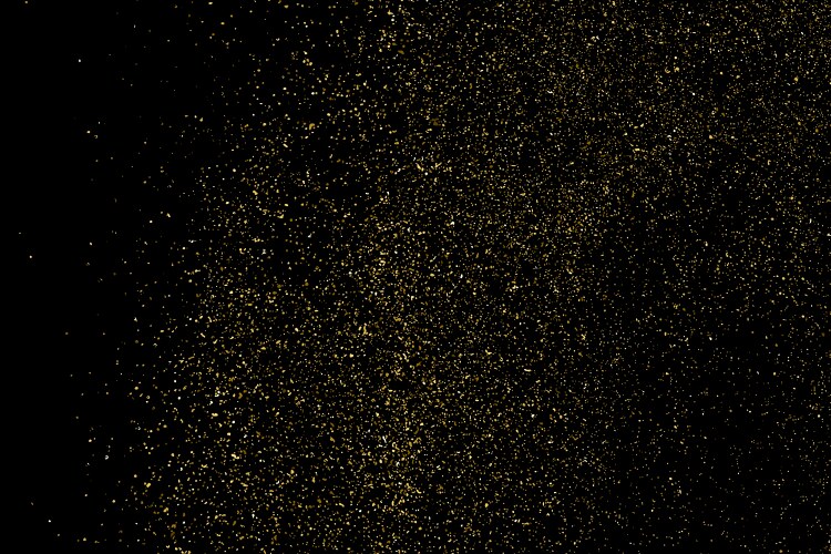 Golden stardust Royalty Free Vector Image - VectorStock